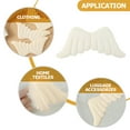 Dytern DIY 6pcs White Angel Wings Patch Applique DIY Handcraft Angel ...