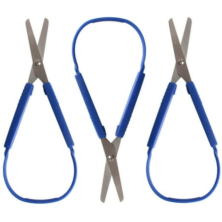 Loop Scissors Grip Scissor 3 Pack For Teens And Adults,Adaptive Design ...