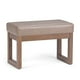 Simpli Home Milltown Small Ottoman Bench - Walmart.com