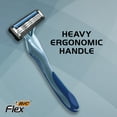 BIC Flex 3 Titanium Disposable Razor, Three Blade, Navy, 4 Pack ...