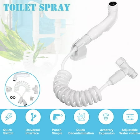 Handheld Toilet Bidet Sprayer Bathroom Toilet Spray Gun with Bracket ...