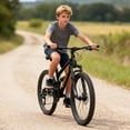 24 Inch Mountain Bike Full Suspension, 21 Speed Mountain Bicycle with ...
