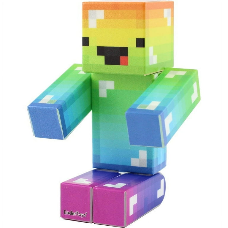Minecraft Derp Rainbow Skin