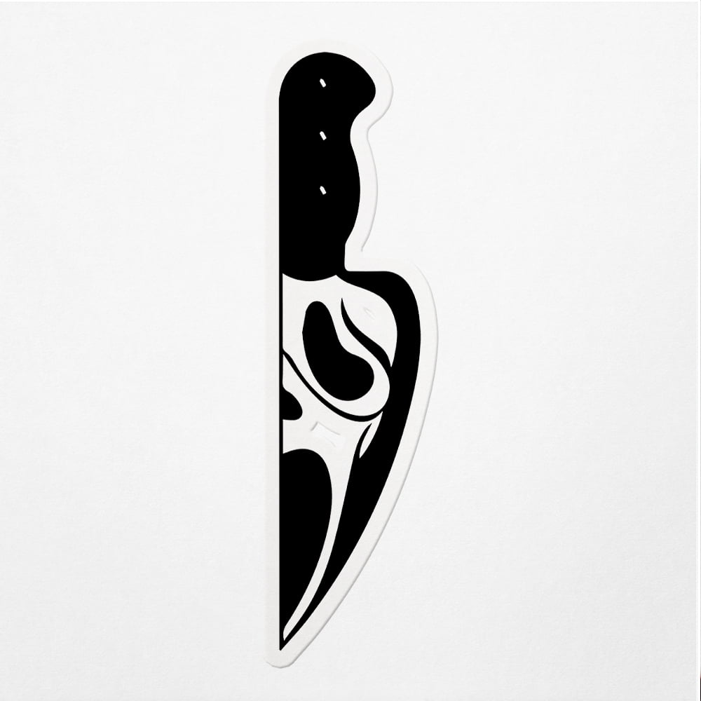 Vinyl Stickers Decals Of Ghostface - Waterproof - Apply On Any Smooth ...