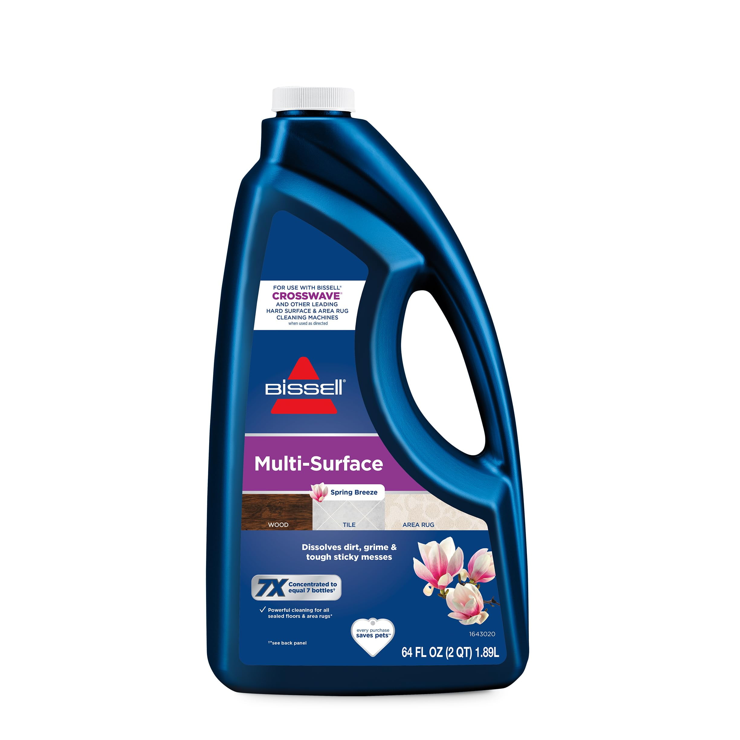 Fórmula de limpieza de suelos Bissell MultiSurface 1.89L Crosswave ...