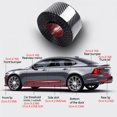 SEAMETAL Car Stickers Anti Scratch Door Sill Protector Strip Carbon ...
