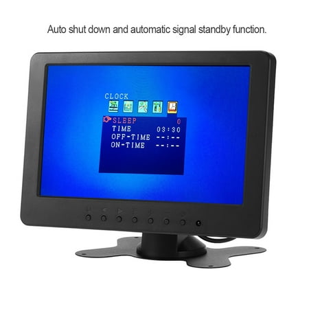 S701 7 inch TFT LCD Monitor Screen 16:9 1024 * 600 BNC AV Video Audio ...