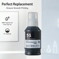 HEG GT51 GT53 Ink Bottle Replacement for Smart Tank Printers 4 Pack ...