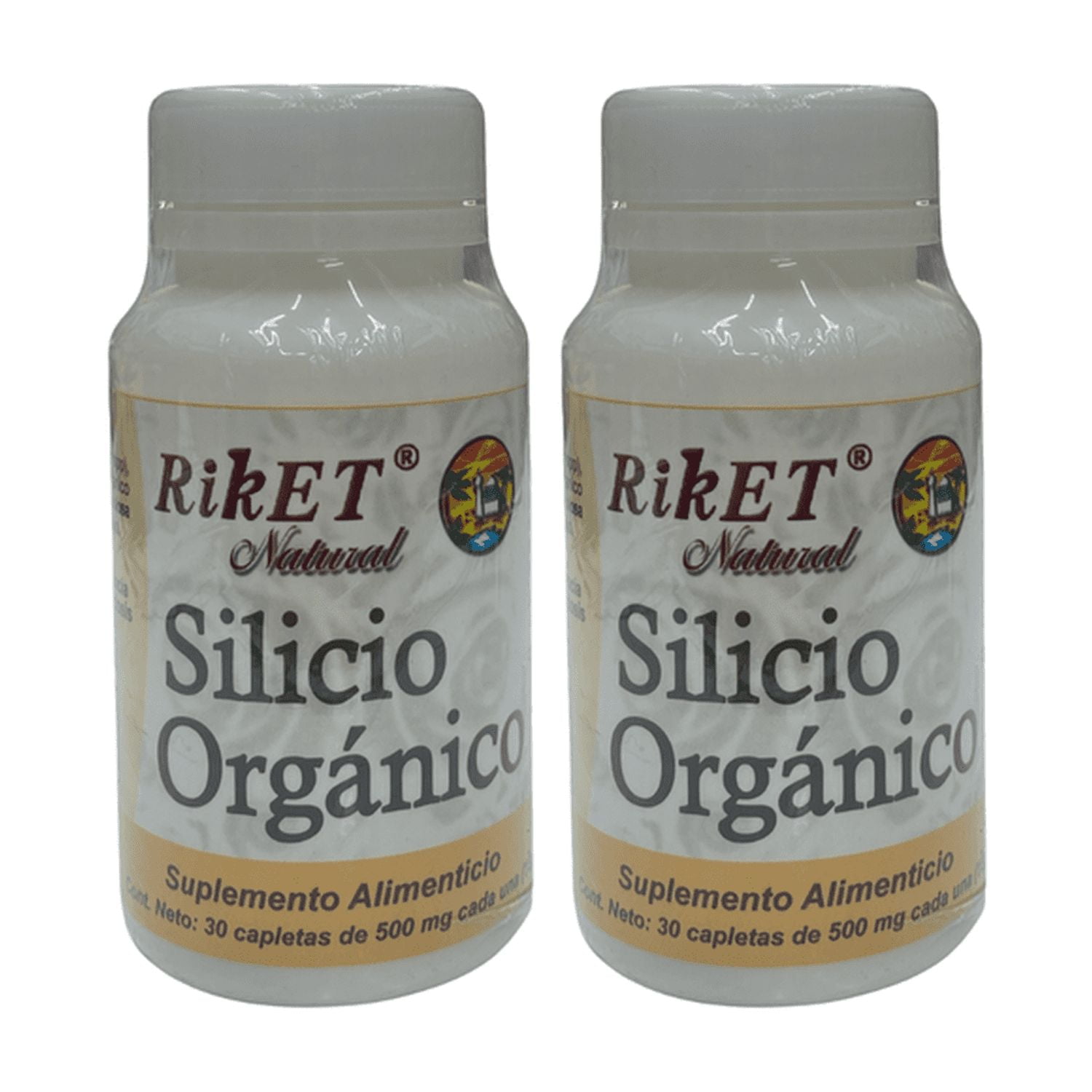 Silicio Organico 30 Cápsulas De Riket Natural Sabor Sin Sabor Pack 2 ...