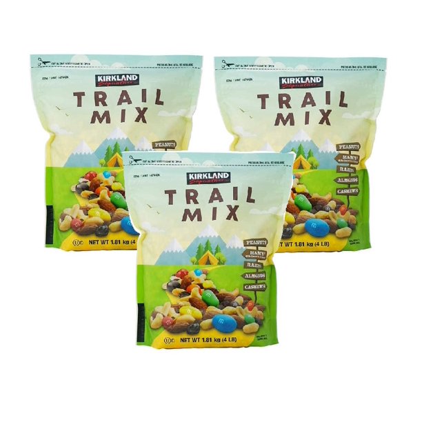 Kirkland Signature Trail Mix, 4 lbs 3PK - Walmart.com