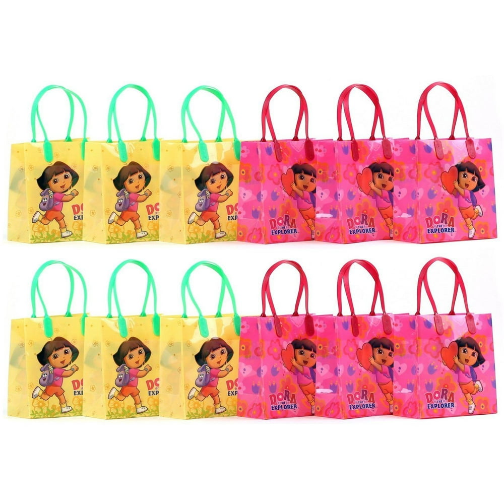 Dora the Explorer Party Favor Goodie Gift Bag - 6" Small Size (12 Packs ...