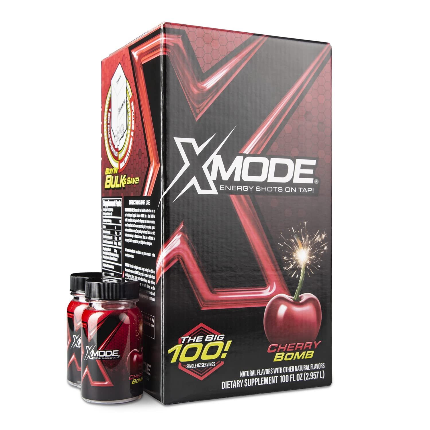 LMHF Energy Shots on Tap with Dispenser & 2 Bottles, 100 Servings ...