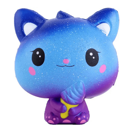 JOYWE Squishies Chat crème glacée Galaxie Lente Augmentation Squeeze ...