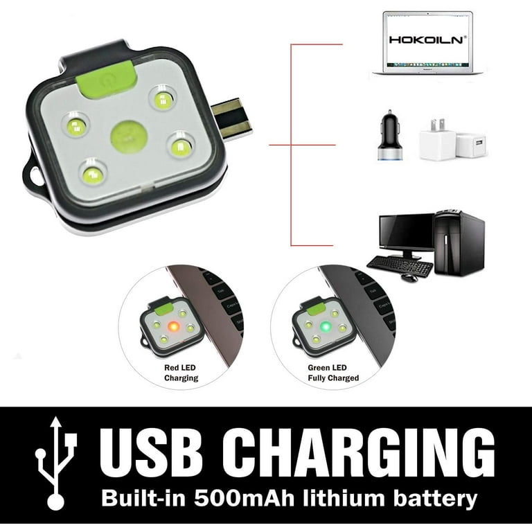 Rechargeable Torch Dog Walking Clip On Torch - Body Chest Wrist Light ...