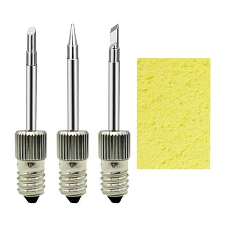 3pcs Welding Soldering Tips Threaded Soldering Head With Cleaning ...