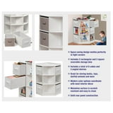 Badger Basket Corner Cubby Storage Unit with Four Reversible Baskets 9. ...