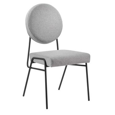 GDF Studio Wendell Rustic Fabric Upholstered Wood and Cane Dining ...
