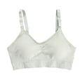 Avrnliq Womens Wireless Bra Seamless V Neck Bralette Everyday Comfort ...