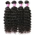 Brazilian Curly Hair Weave Bundles for Black Women, 1/3/4 Bundles Deep ...