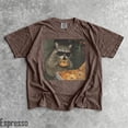 Comfort Colors Raccoon Eating Bagel Graphic Tee, Funny Animal Meme ...