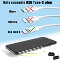 25 Pcs USB C Dust Plug, USB Type C Anti Dust Plugs Cover, Type C ...
