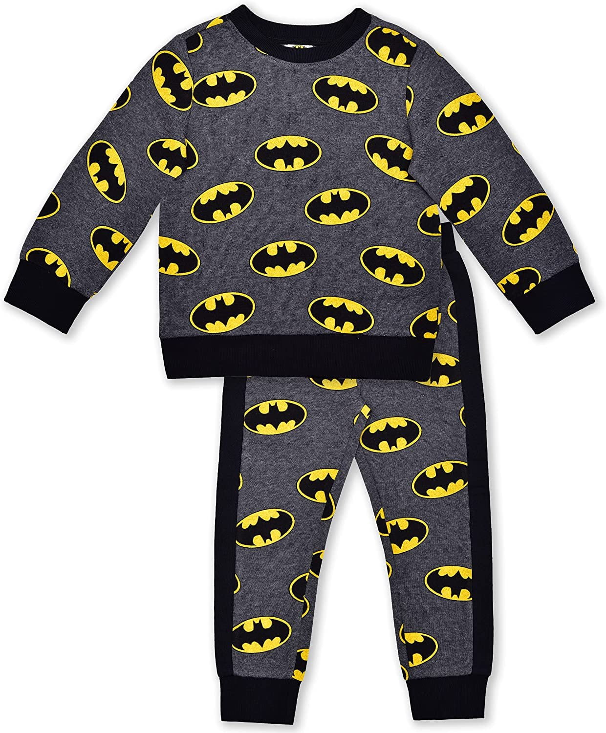 Warner Bros. Batman Long Sleeve Shirt and Jogger Pant Set for Boys ...