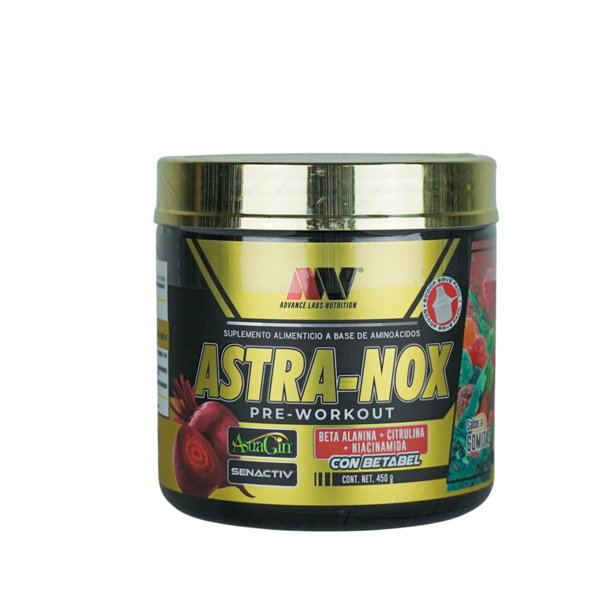 Advance Labs Astra-Nox Pre-Workout - Con AstraGin, Senactiv y Betabel ...