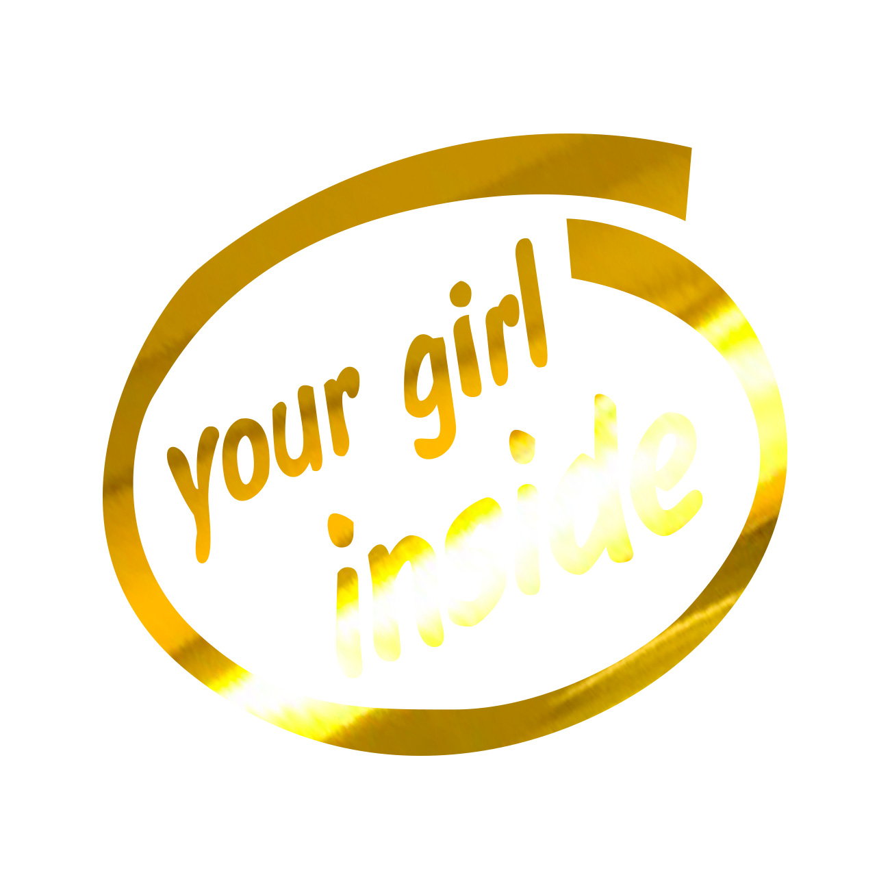 Your Girl Inside Sticker Decal Die Cut - Self Adhesive Vinyl ...