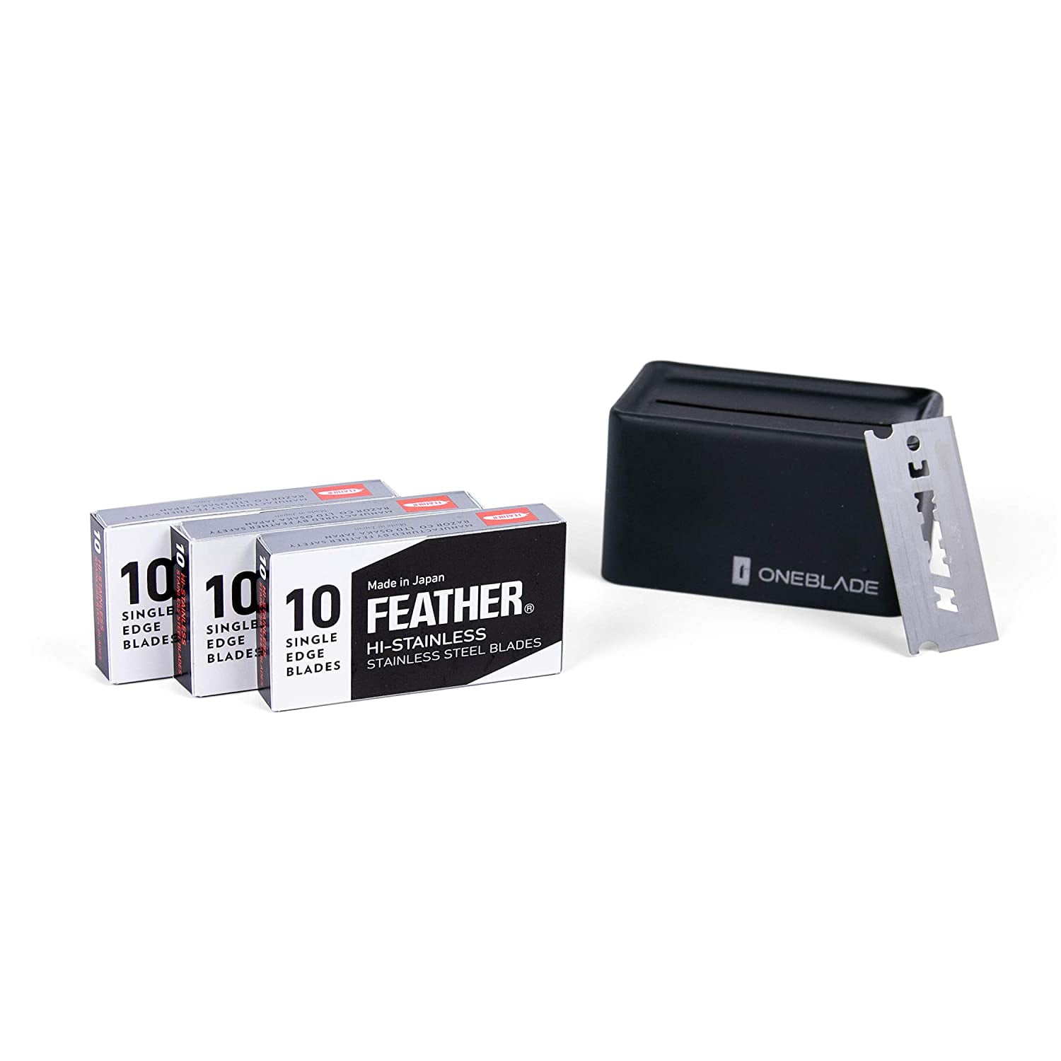 30 Feather FHS-10 Japanese Steel Razor Blades - Refill for OneBlade ...