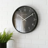 Mainstays 15.5" Black Round Indoor Analog Wall Clock - Walmart.com