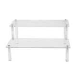 Clear Acrylic Display Stand Riser Shelf Large Holder Storage Rack for ...