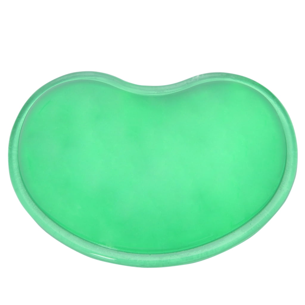 Translucent Gel Silicone Wavy Mouse Pad Wrist Rest Support For Computer ...