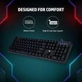 HP K300 Backlit Membrane Wired Gaming Keyboard with Mixed Color ...