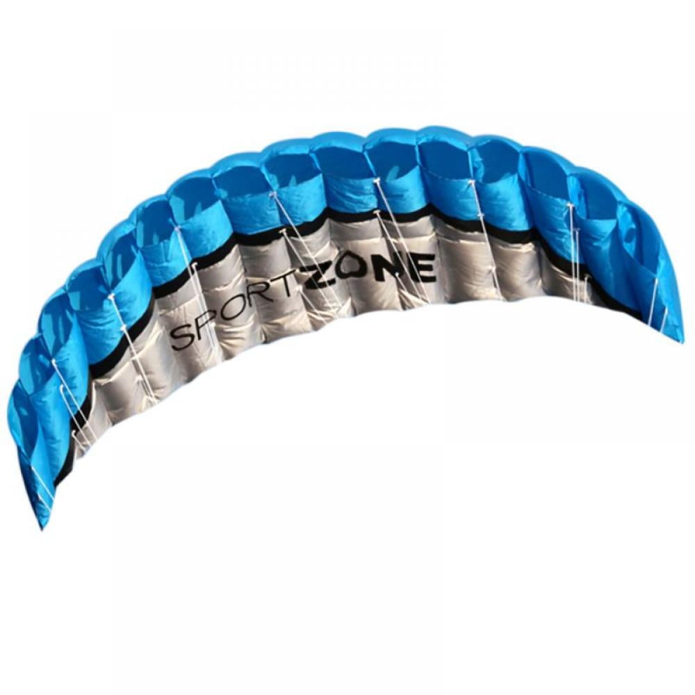 30m Family Playing Power Dual Line Stunt Parachute Rainbow Sports Beach ...