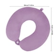 Cevemin 1 Pcs U-shaped Ergonomic Neck Pillow - Soft Fuzzy Fabric with ...