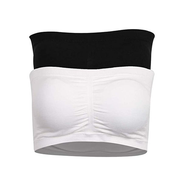 Lelinta Lelinta Womens Plus Size Bandeau Bra Strapless Bras Basic