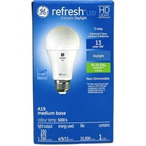 GE refresh LED 3-way Light Bulb, A19 shape, 4, 9, 13 watt emitting 350 ...