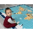 World Animal Map Learning Baby Play Mat Extra Large 76 in. x 58 Padded ...