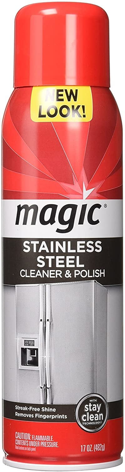 Weiman Magic Stainless Steel Cleaner Aerosol, 17 Ounce 2 Pack - Walmart.com
