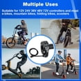 Full-Turn Throttle For Electric Bicycles Is Suitable For Macfox, 3-Pin ...