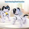 SUPER JOY Voice Control Robot Dog Toy, Interactive & Smart Dancing, LED ...