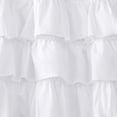 Madison Park Anna Cotton Oversized Ruffle Valance in White 50 x 18 ...