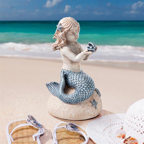 Design Toscano Jewels of the Deep Girl Mermaid Statue - Walmart.com