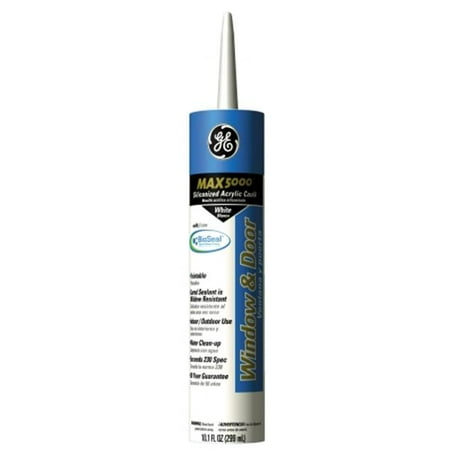 Momentive White MAX 5000 Silicone Latex Acrylic Caulk GE22764 | Walmart ...