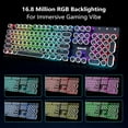 Typewriter Keyboard Wireless, Mechanical Gaming Keyboard, Bluetooth/2 ...