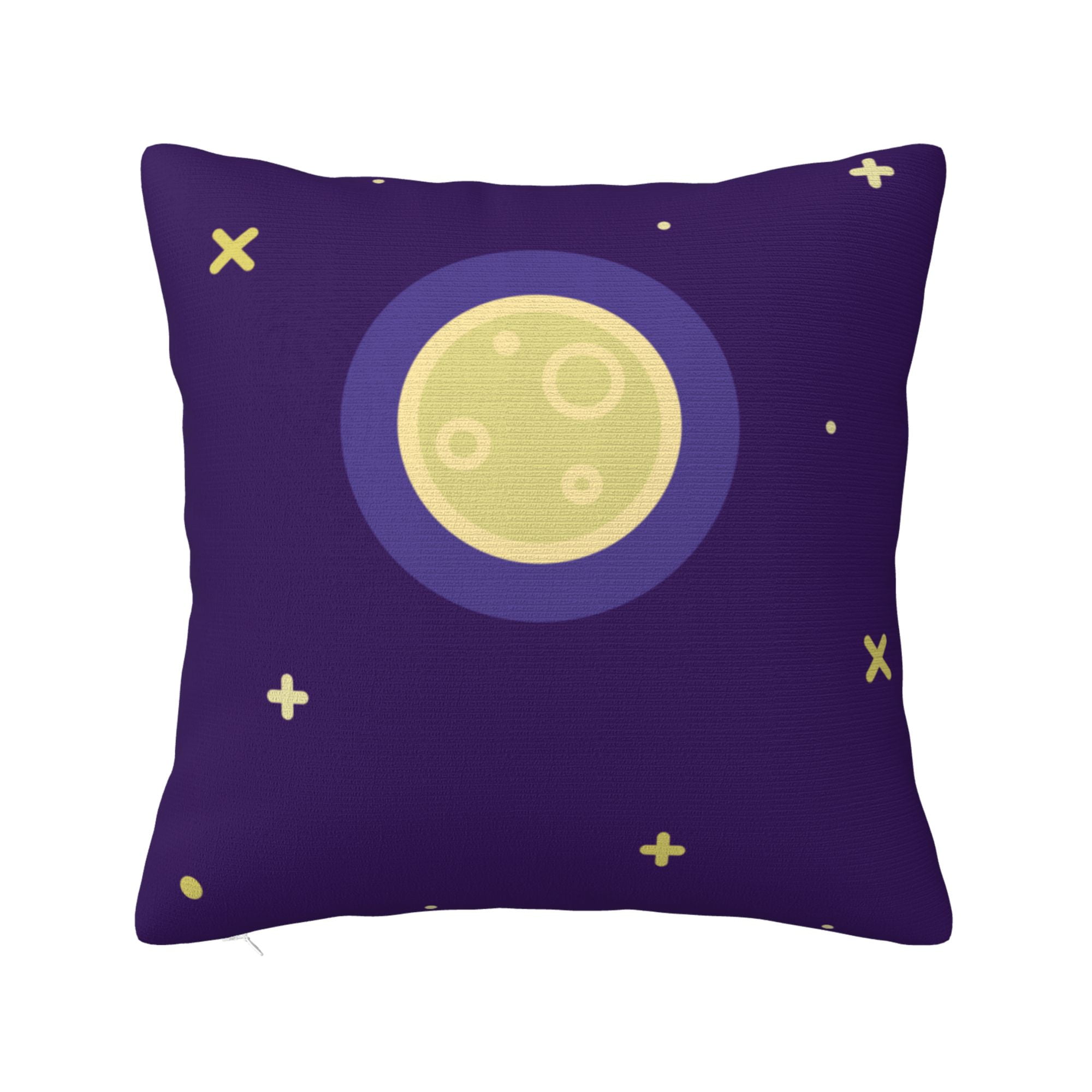 ZICANCN Cartoon Moon Night Sky Decorative Throw Pillow Covers, Bed ...