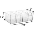 ClearSpace 2-Pack Plastic Pantry Organization and Storage Bins with ...