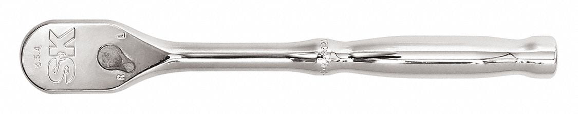 Sk Professional Tools Hand Ratchet, 7 1/4 in, Chrome, 3/8 in 80200 ...