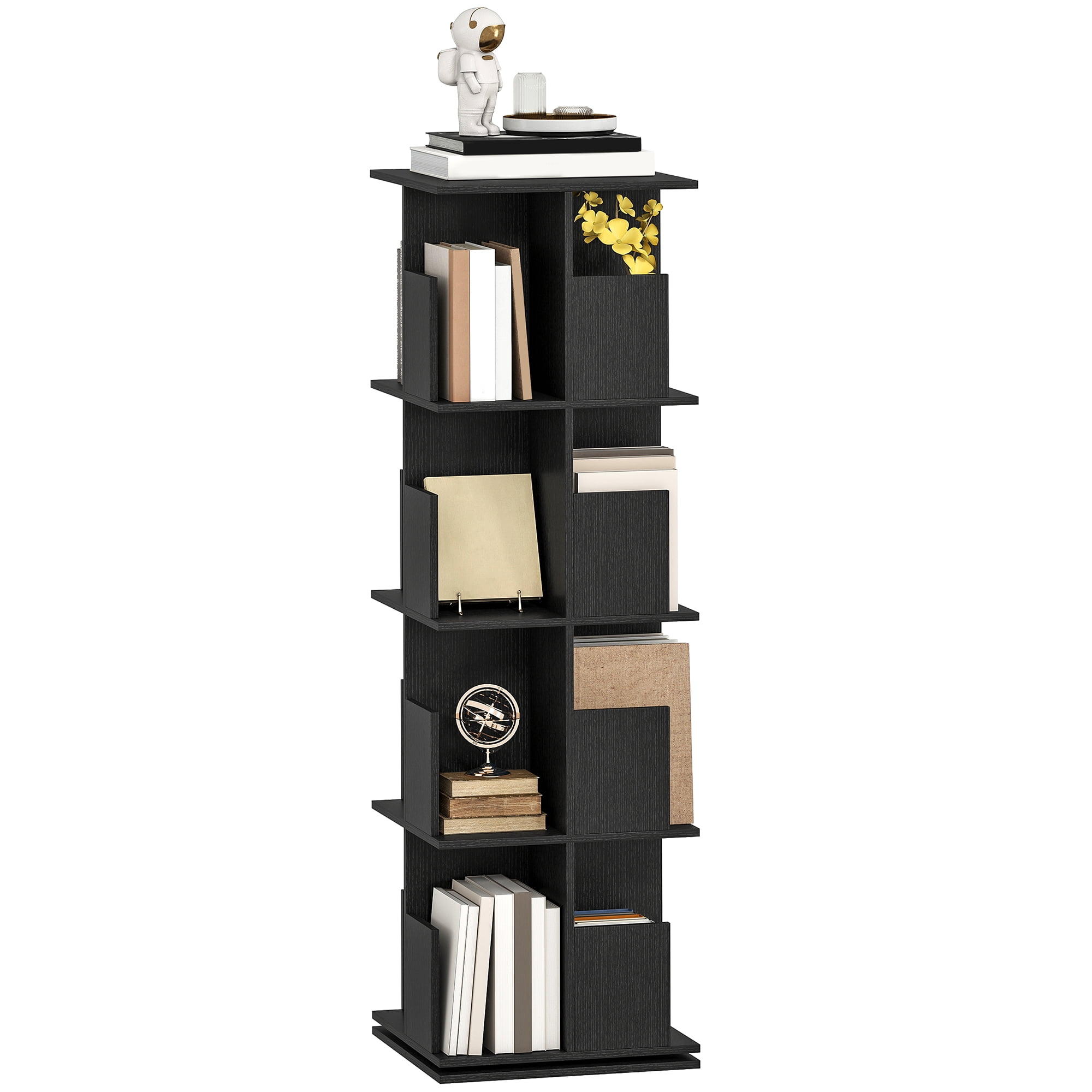 Click here for Homcom 4 Tier Rotating Bookshelf 360° Revolving Bo... prices