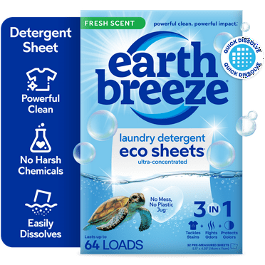Earth Rescue Laundry Detergent Sheets Earth Rescue Laundry Detergent ...